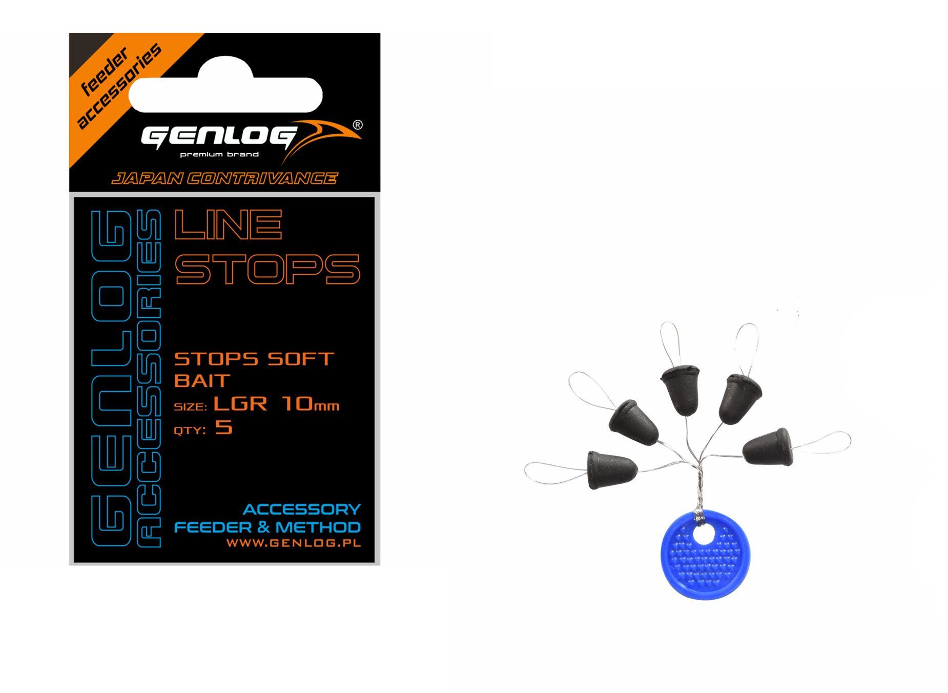 STOPERY GUMOWE PIRAMIDALNE GENLOG 10mm | AKCESORIA \ Stopery