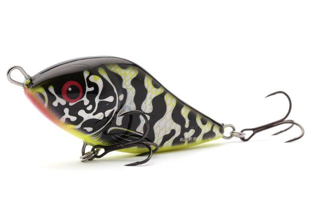 WOBLER SALMO SLIDER SINNKING 7cm - HOLOGRAPHIC GREEN PIKE | PRZYNĘTY ...