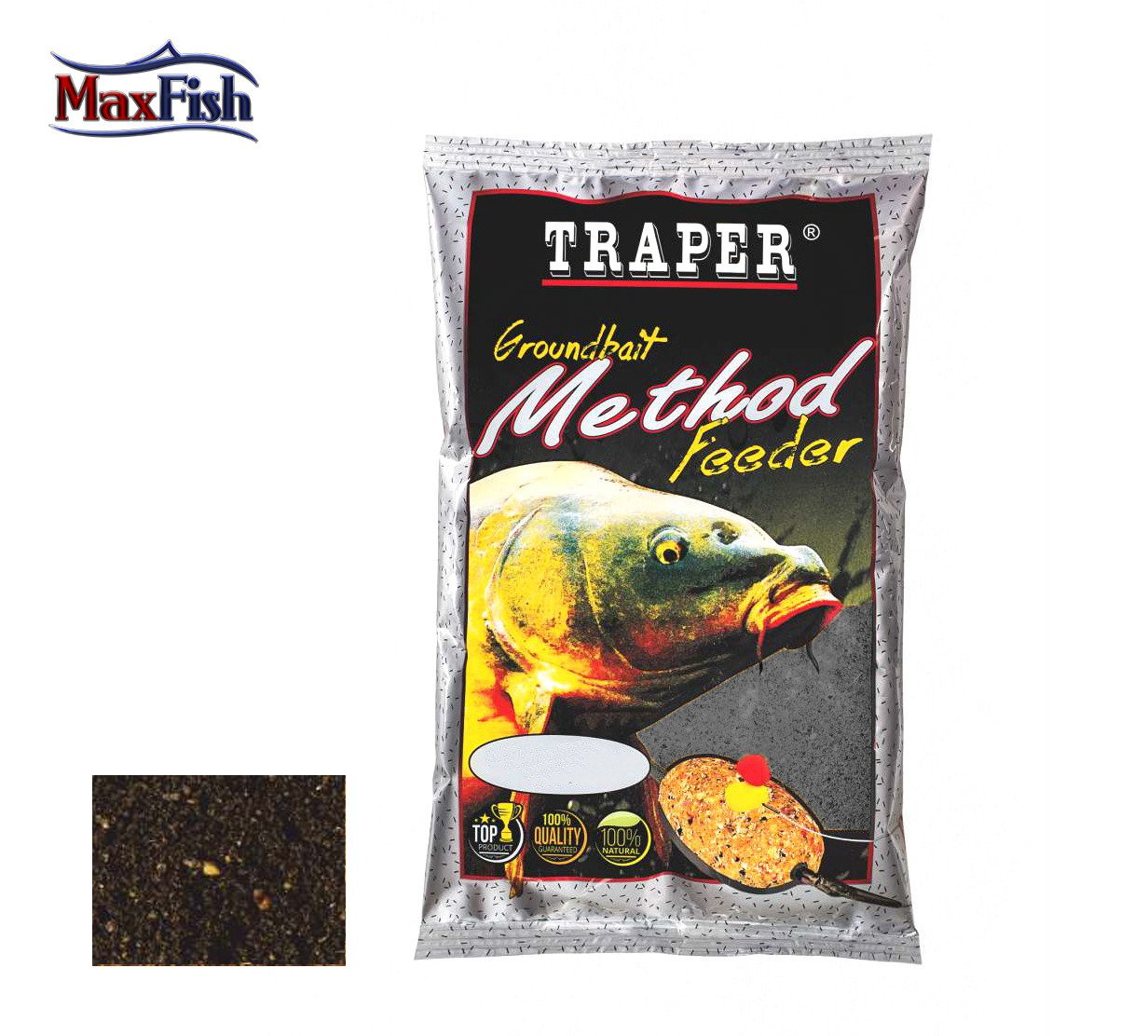 00180 - TRAPER ZANĘTA METHOD FEEDER HALIBUT BLACK 750g | ZANĘTY I AKCESORIA \ Zanęty